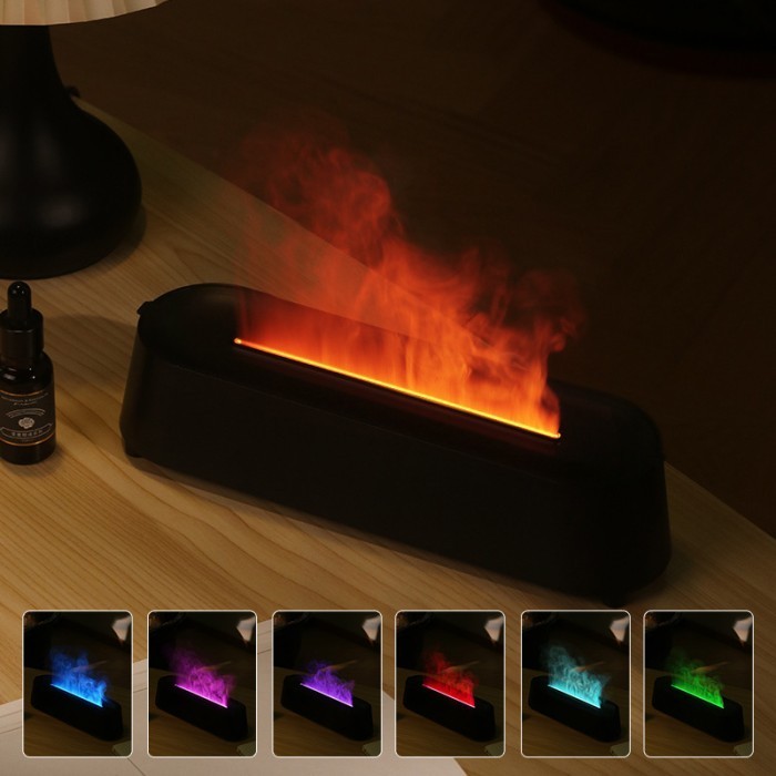 Jual Wonstella Flame Air Humidifier & Essential Oil Diffuser 200ml – 7 ...