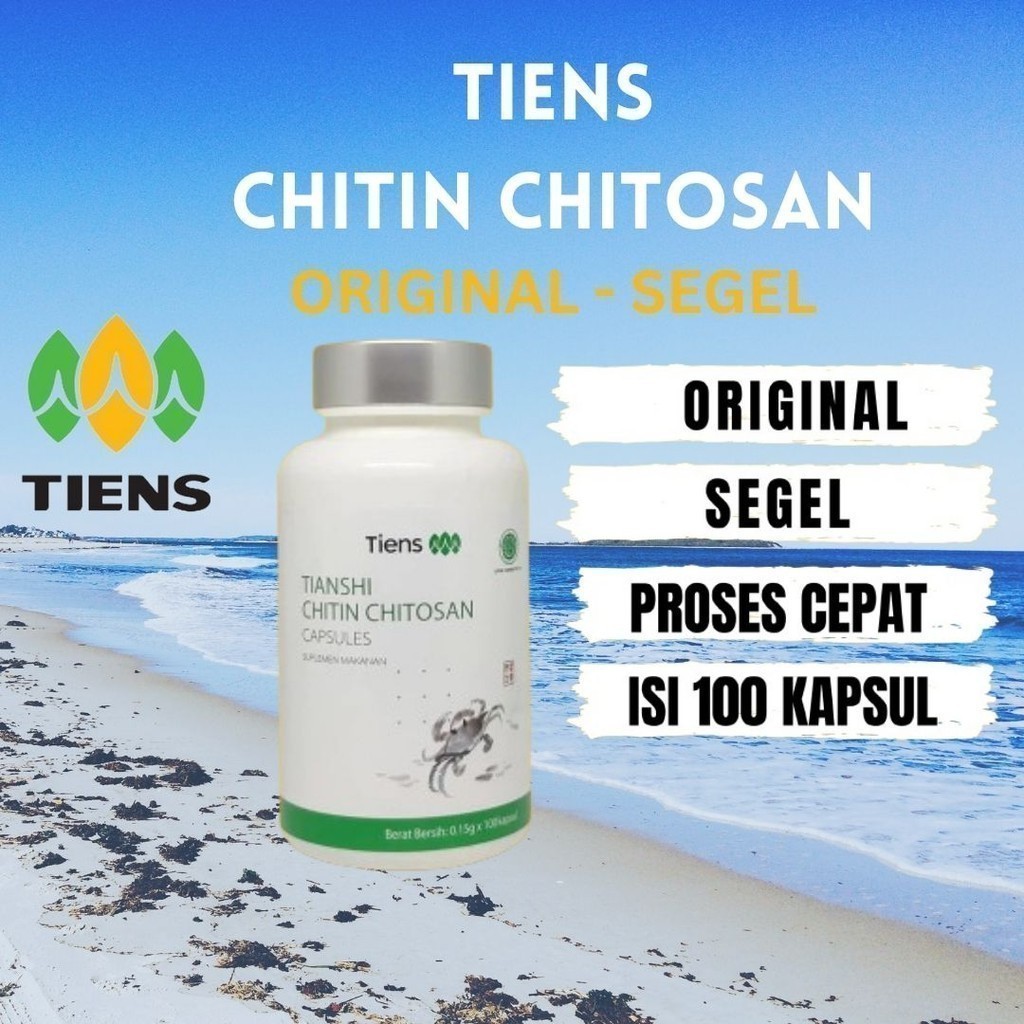 Jual ORIGINAL TIENS Chitin Chitosan Obat Lambung | Obat Asam Lambung ...