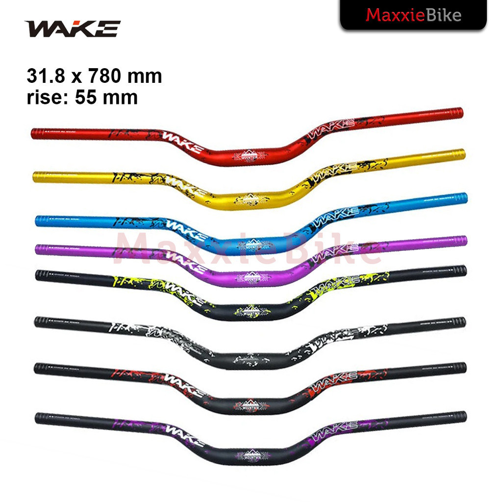 Jual Wake AL113 Stang Sepeda Rise 55mm Motif 31.8 x 780mm Bike Handlebar Oversize OS Setang ...