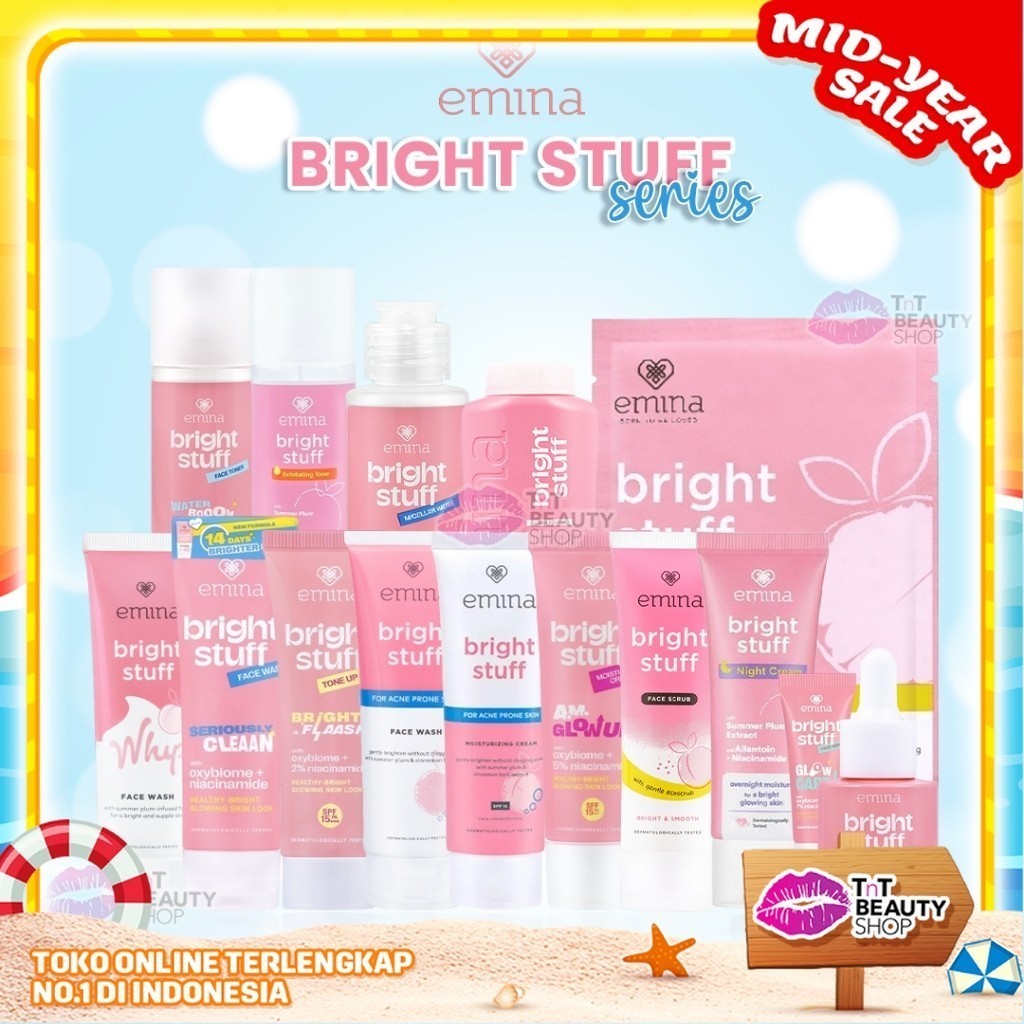 Jual Emina Bright Stuff SERIES | Bright Stuff Acne Series - Bright ...