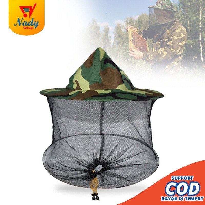 Jual TOPI PANEN LEBAH MADU ANTI NYAMUK MANCING SENGAT BEE JARING MUKA ...