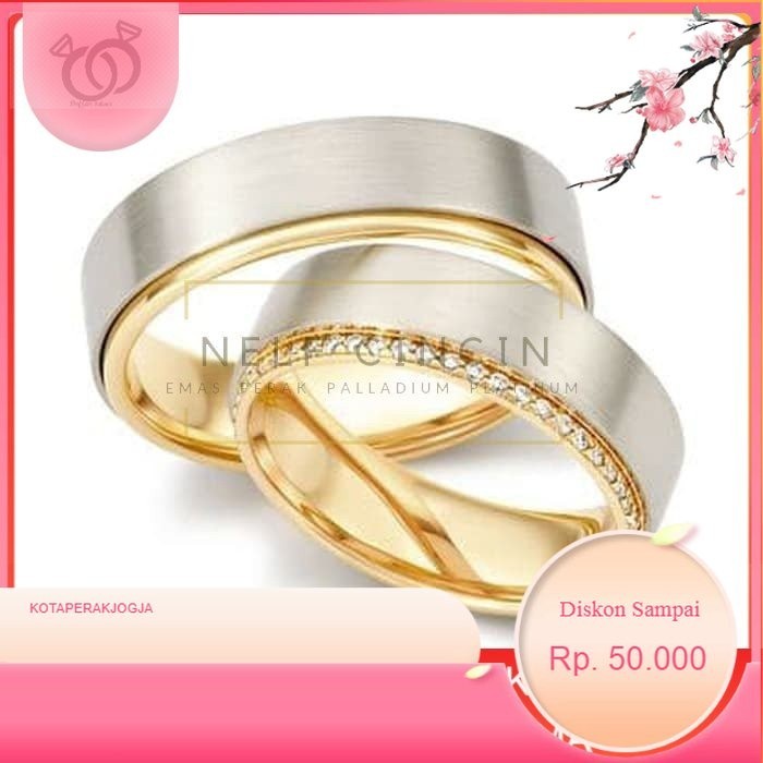 Jual Cincin Kawin Nikah Tunangan Couple Pernikahan Perak 925 Pasangan ...