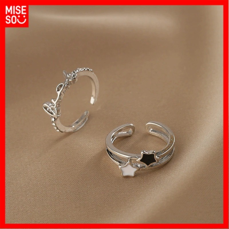 Jual Cincin Set Motif Bintang Luck ℳ𝓘𝓢𝓔𝓢𝓞 1163 | Shopee Indonesia