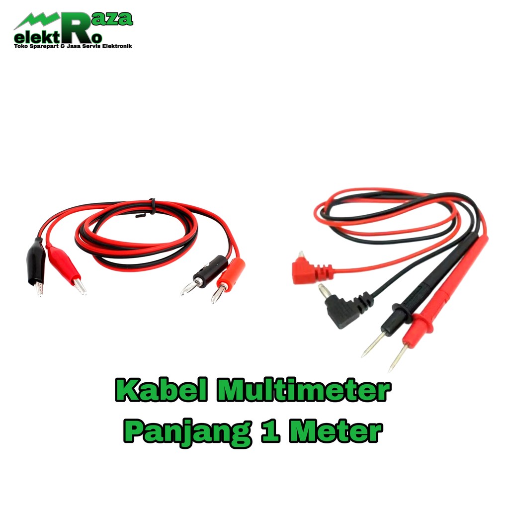 Jual Kabel Multitester Avometer Multimeter Kabel Power Supply Panjang 1 ...
