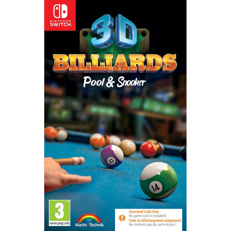 Jual Nintendo Switch Digital 3D Billiards - Pool & Snooker | Shopee ...