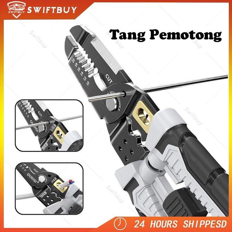 Jual 10in1 Tang Kabel Multifungsi Wire Cutter Pliers Tang Tukang ...