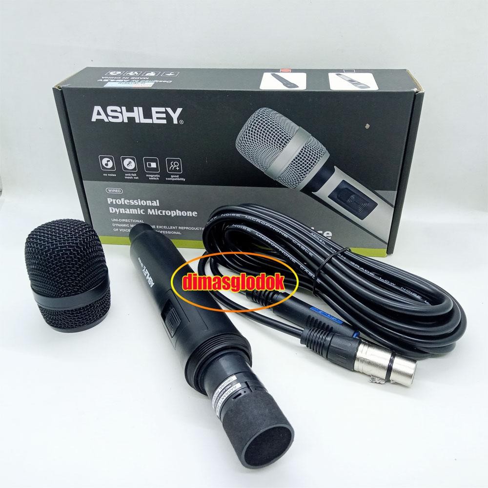 Jual Mic Ashley Mik KABEL ASHLEY DM VOICE VOKAL DYNAMIC ORIGINAL ...