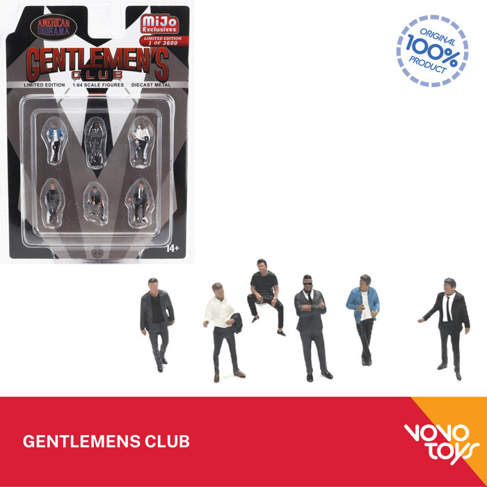Jual American Diorama 1/64 Gentlemen's Club Diorama Set Figure | Shopee ...