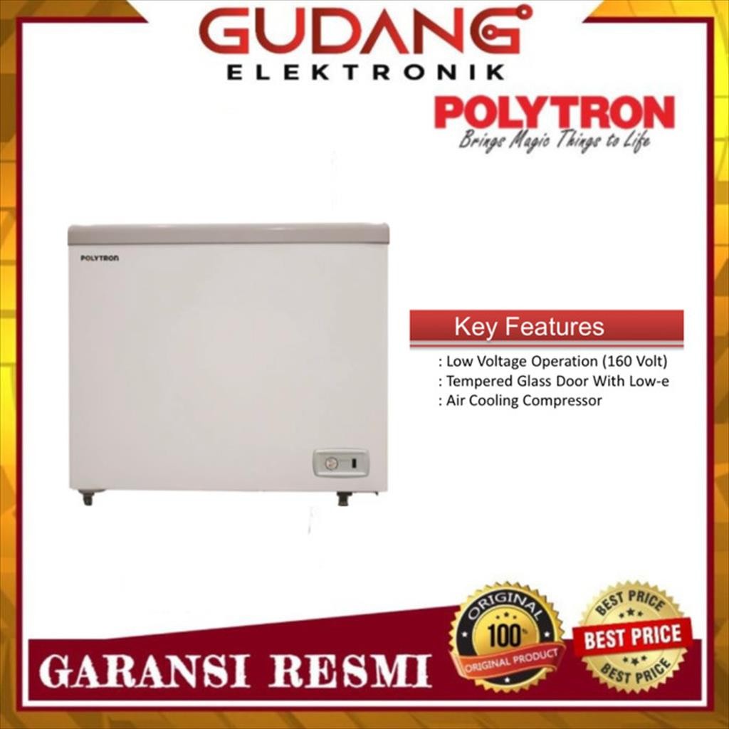 Jual CHEST FREEZER POLYTRON PCF329 FREEZER POLYTRON PS PCF 329 | Shopee ...