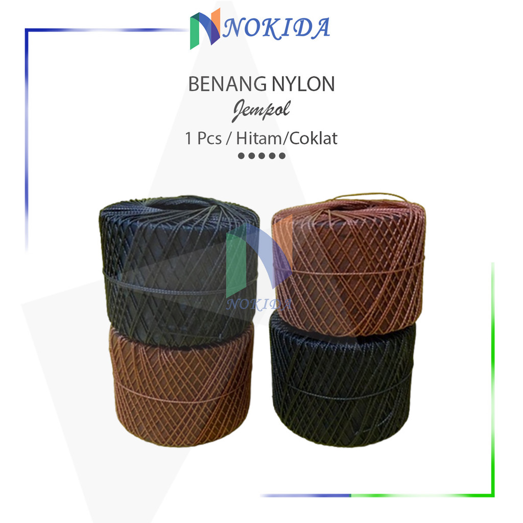 Jual Nokida Benang Nylon Cap Jempol [1 Pcs/Hitam/Coklat] / Benang Nilon ...