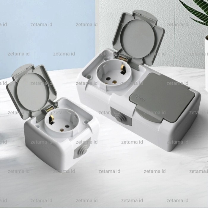 Jual Stop Kontak Outdoor Waterproof Stop Kontak Penutup Luar Ruangan ...
