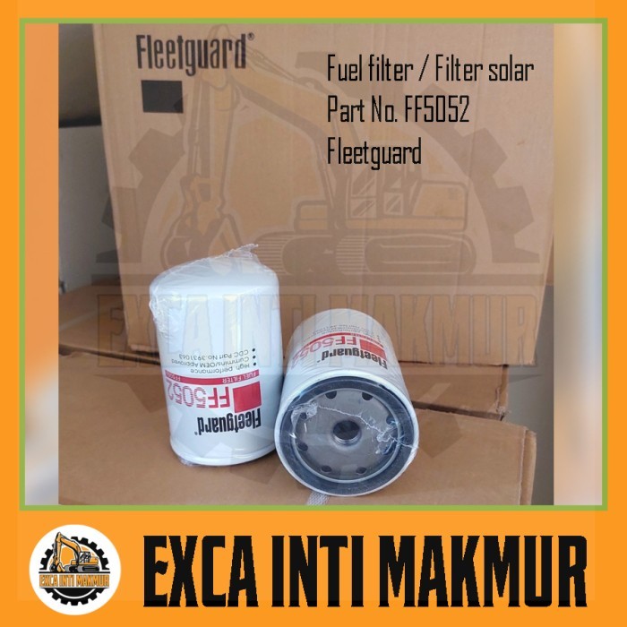 Jual Fuel Filter FF5052 Fleetguard Filter Solar Fleetguard FF 5052 ...