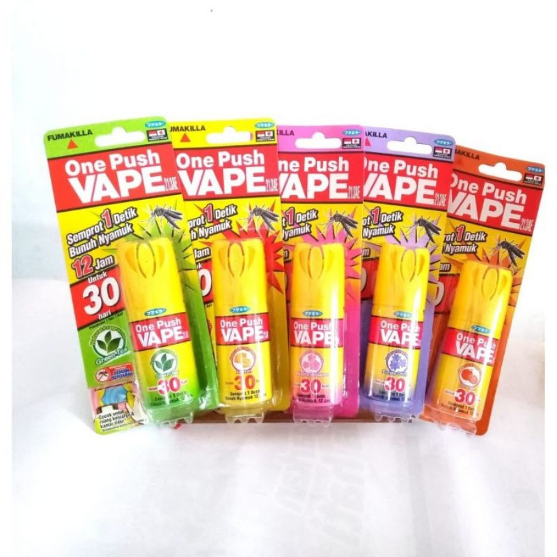 Jual VAPE Fumakilla ONE PUSH 30 hari 10ml | Shopee Indonesia