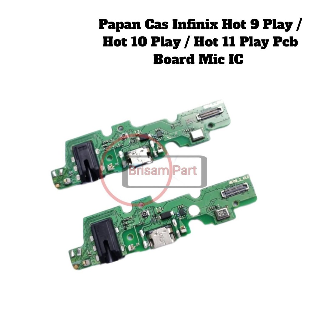 Jual Papan Cas Infinix Hot 9 Play / Hot 10 Play / Hot 11 Play Pcb Board Mic IC Konektor Charger ...
