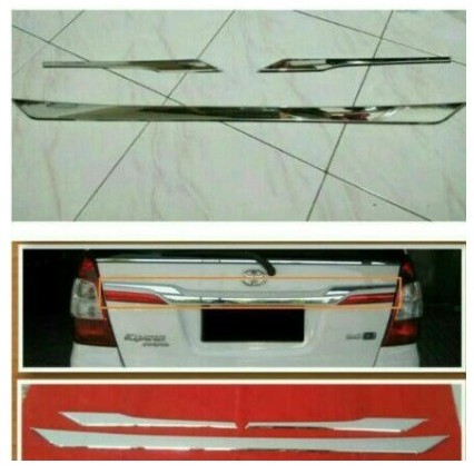 Jual Garnish List Trunklid Pintu Bagasi Grand Innova 2014 2015 ACMD ...