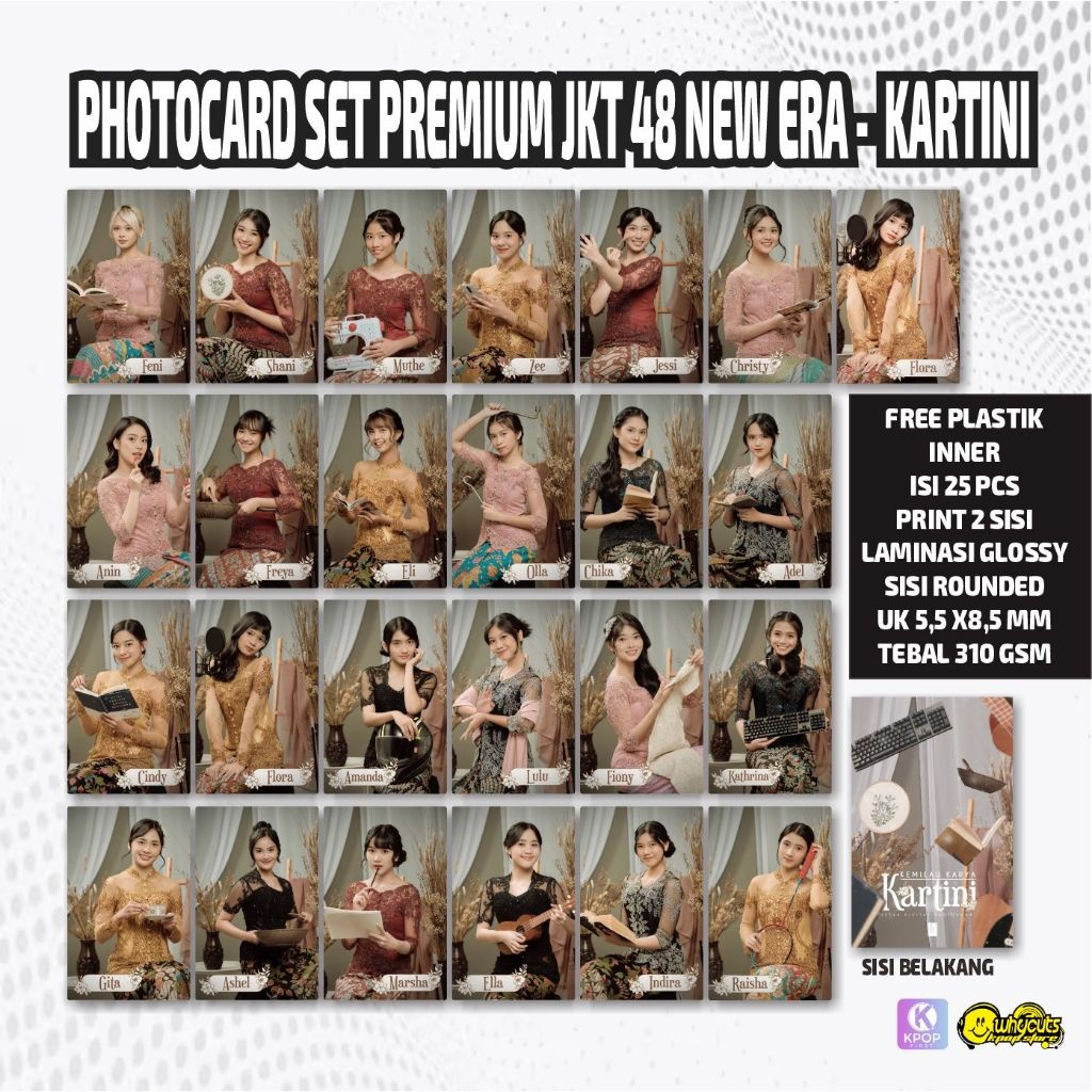 Jual COLLECT NOW!! PC Photocard Set JKT 48 New Era isi 25pcs print 2 sisi laminasi glossy anti ...