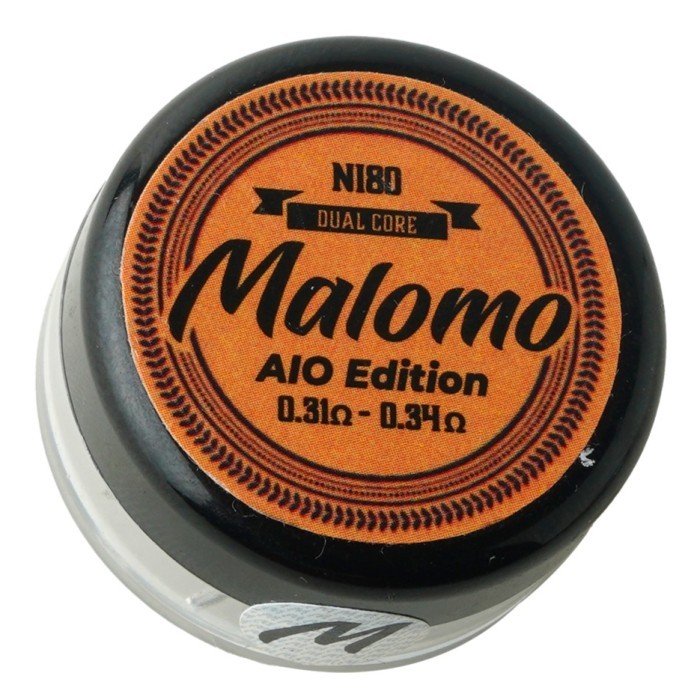 Jual Prebuild Coil Malomo Coil Aio Edition Ni80 3MM 0.34 Ohm Orange By ...
