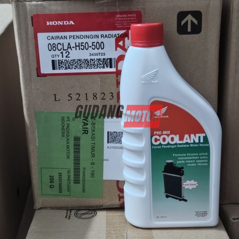 Jual Cairan Radiator Honda Coolant pendingin Motor AHM 500ml HARGA ...