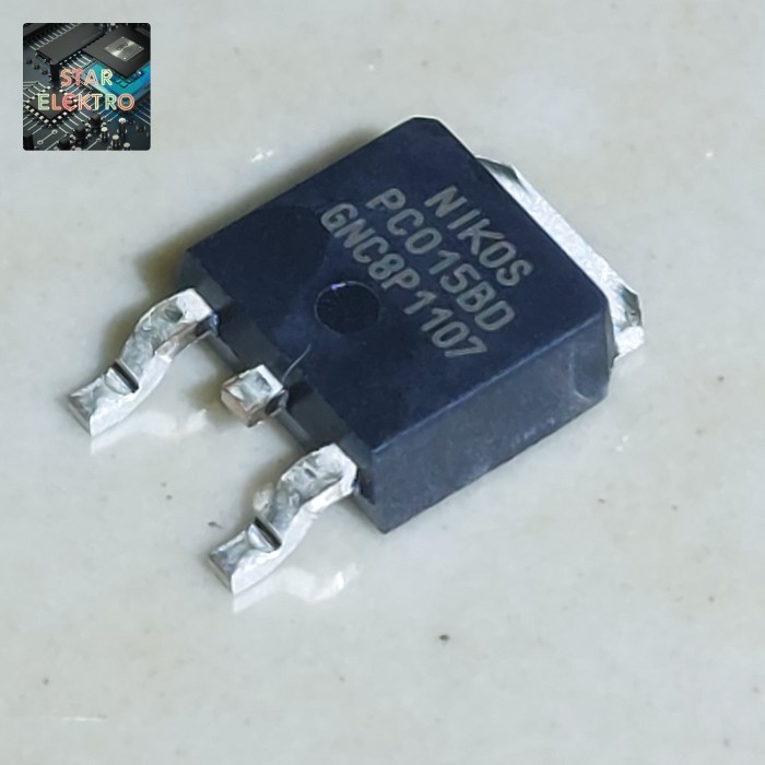 Jual PC015BD To-252 SMD NIKOS PCO15BD PC015 PC 015 015BD 6A 150V Mosfet N-Channel PC0158D Unikc ...