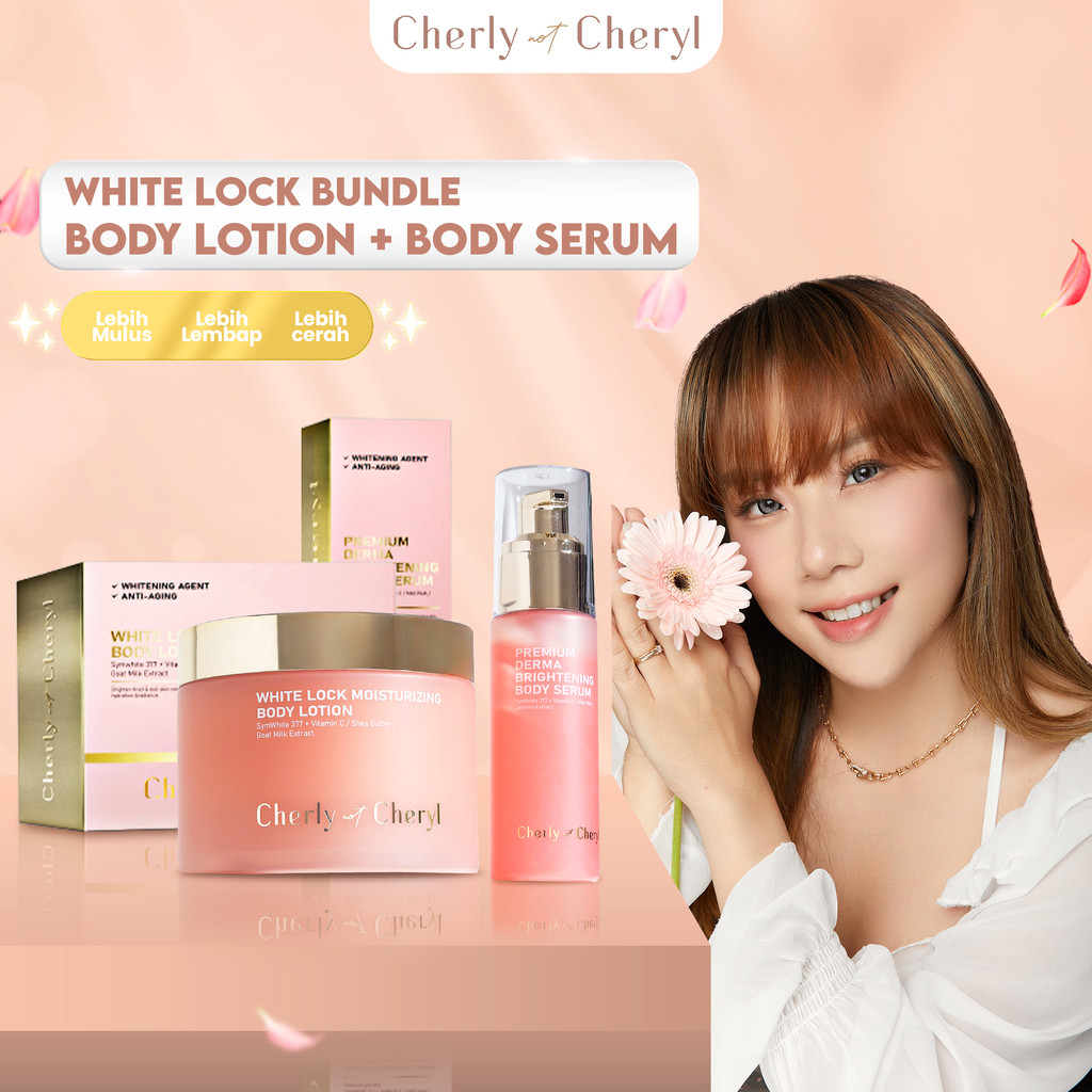 Jual Bundle Pencerah White Lock Moisturizing Body Lotion & Brightening body serum by Cherly Juno ...