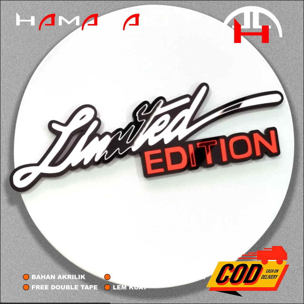 Jual Emblem Limited Edition Emblem Motor Aksesoris Logo Timbul 3D ...