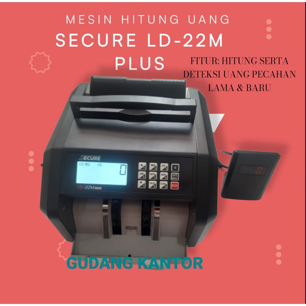 Jual MESIN HITUNG UANG SECURE LD-22M PLUS DETEKSI UANG & FUNGSI ...