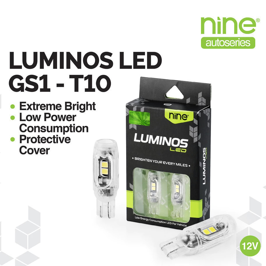 Jual LUMINOS LED T10 GS1 SUPER TERANG SEIN SENJA SPEEDOMETER MOTOR MOBIL isi 2PCS | Shopee Indonesia