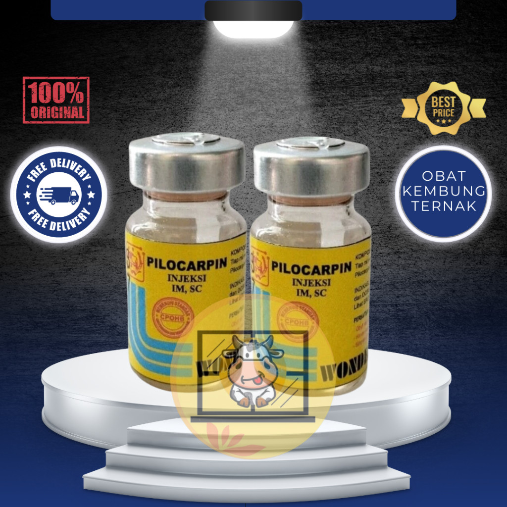 Jual PILOCARPIN - Obat Kembung dan Kolik Injeksi Ternak/ Wonder ...