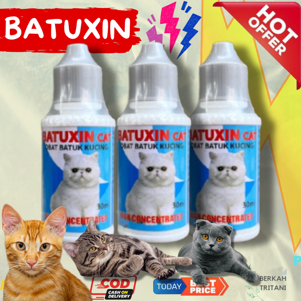 Jual BATUXIN 30 ML-Obat Batuk Kucing | Shopee Indonesia