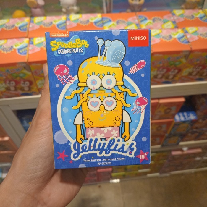Jual MINISO Jumping Jellyfish Series - Blink Box SpongeBob SquarePants ...
