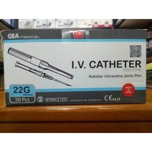 Jual IV Catheter GEA HEALTHCARE Abbocath abocath Jarum Infus UTUH BOX ...