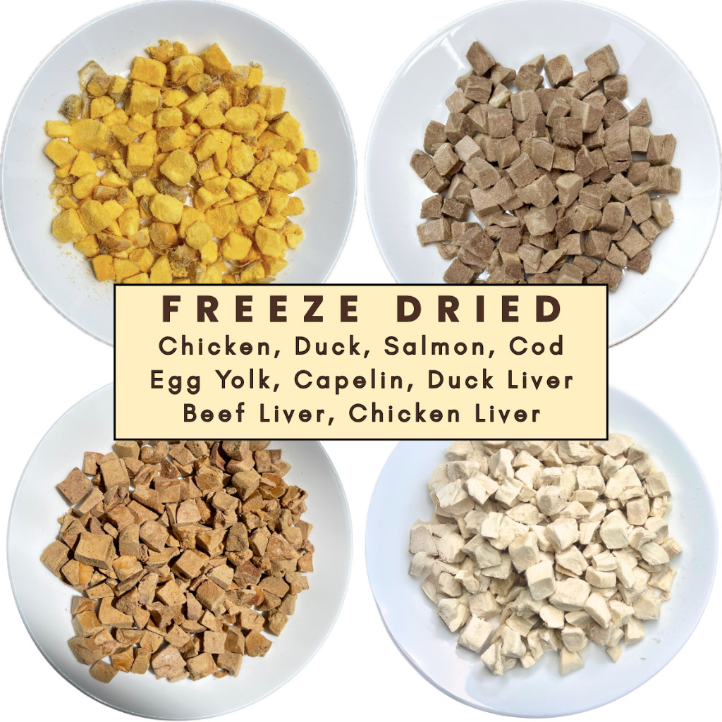 Jual KOLIKE Freeze Dried Chicken Duck Beef Liver Capelin Shishamo Cod ...