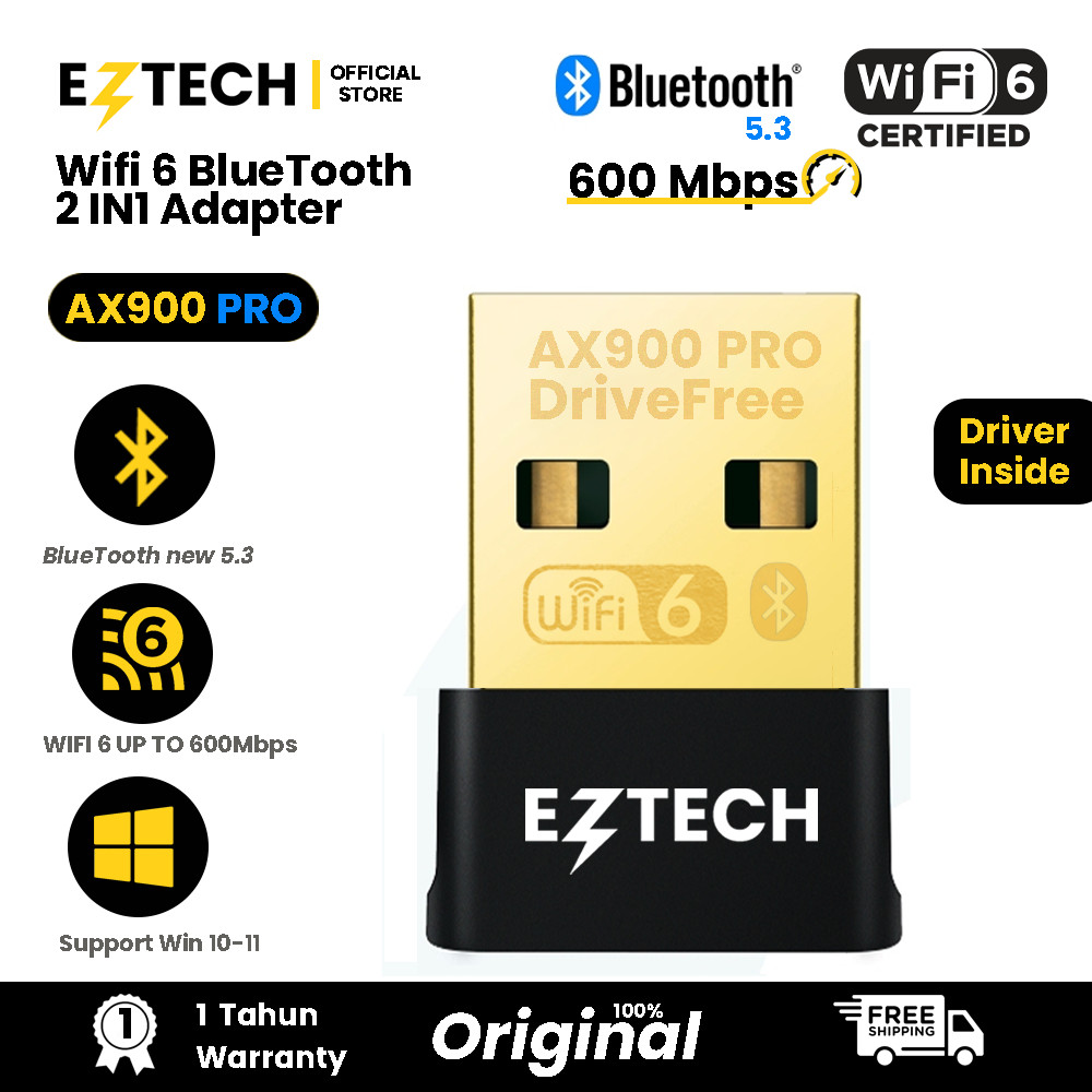 Jual EZTECH AX900PRO 2025 Terbaru Nano Wi-Fi 6 600 Mbps 2.4/5GHz Dual ...
