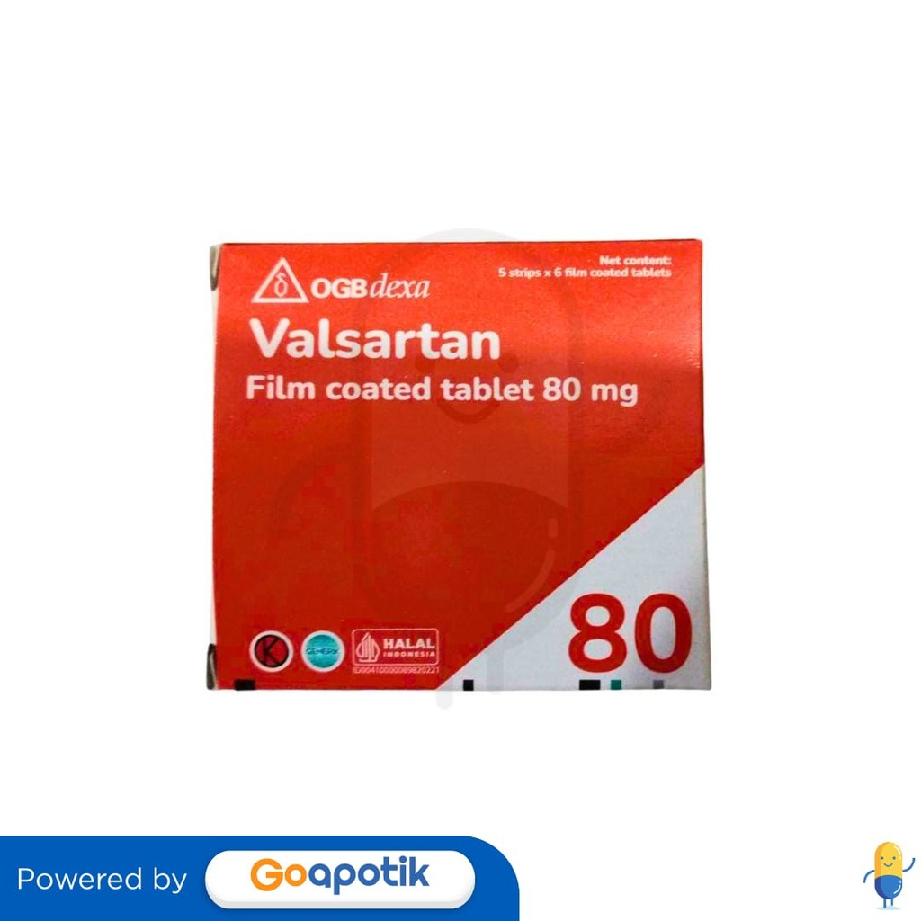 Jual Valsartan Ogb Dexa Medica 80 Mg Box 30 Tablet / Hipertensi ...
