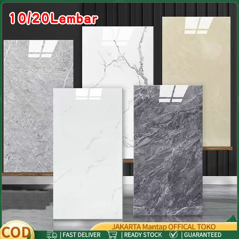Jual 20Pcs Wallpaper Dinding Vinyl Wallpaper Vinyl Dinding Marmer 30 X ...