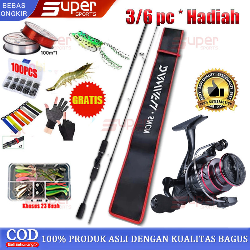 Jual 【8 Buah Set】Joran Pancing Pancing Set 1.65M-2.40M EVA Handle Joran ...