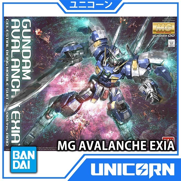 Jual MG Avalanche Exia Dash 1/100 Gundam Bandai Master Grade Avalanche ...