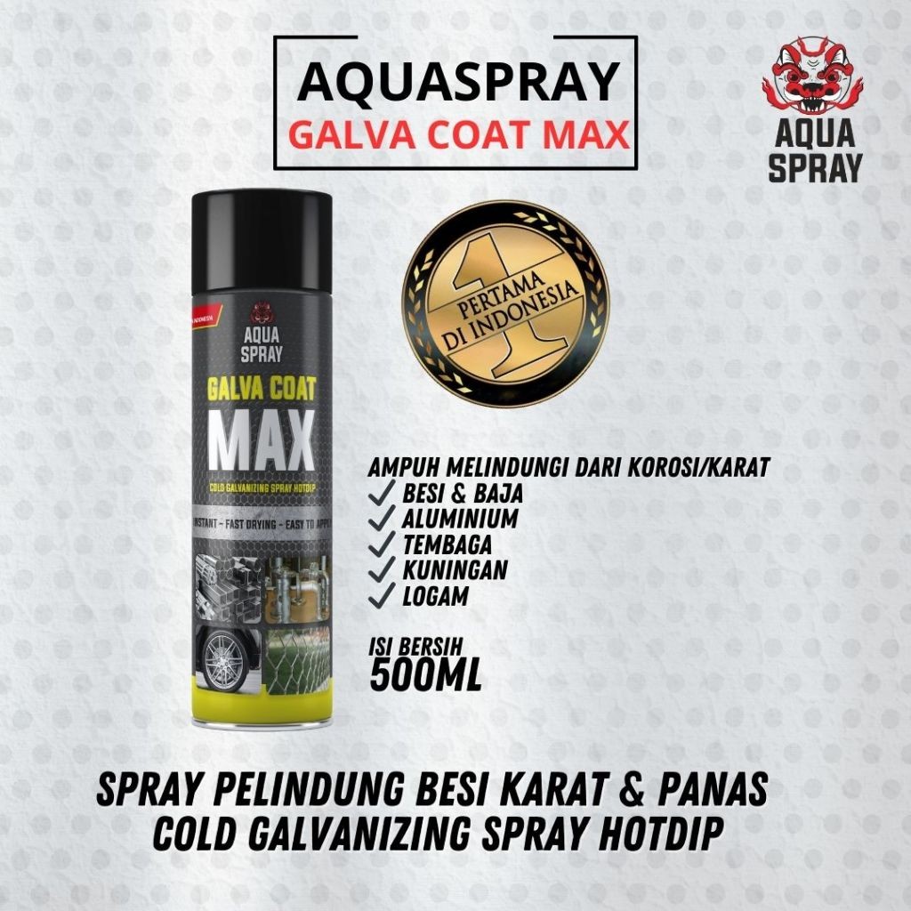 Jual Aqua Spray - Galva Coat Max - Cat Anti Karat Galvanis - Cat ...