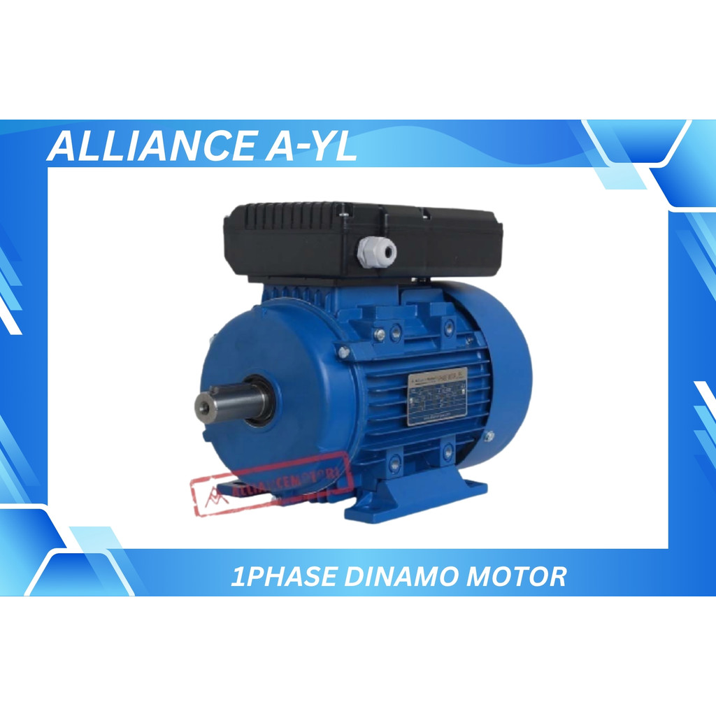 Jual ALLIANCE AYL 5HP/3.7KW 220V/1PH 2P/3000RPM B3 Foot - DINAMO MOTOR ...
