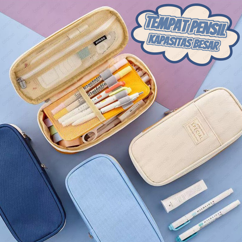 Jual Tempat Pensil Berkapasitas Besar Kotak/MULTI-LAYER SYSTEM Tas ...