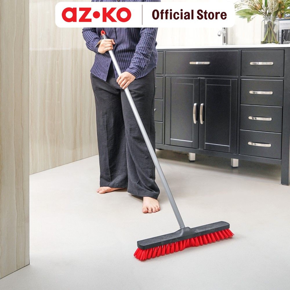 Jual AZKO Proclean Sikat Lantai Dengan Handle - Merah Perabotan Rumah ...