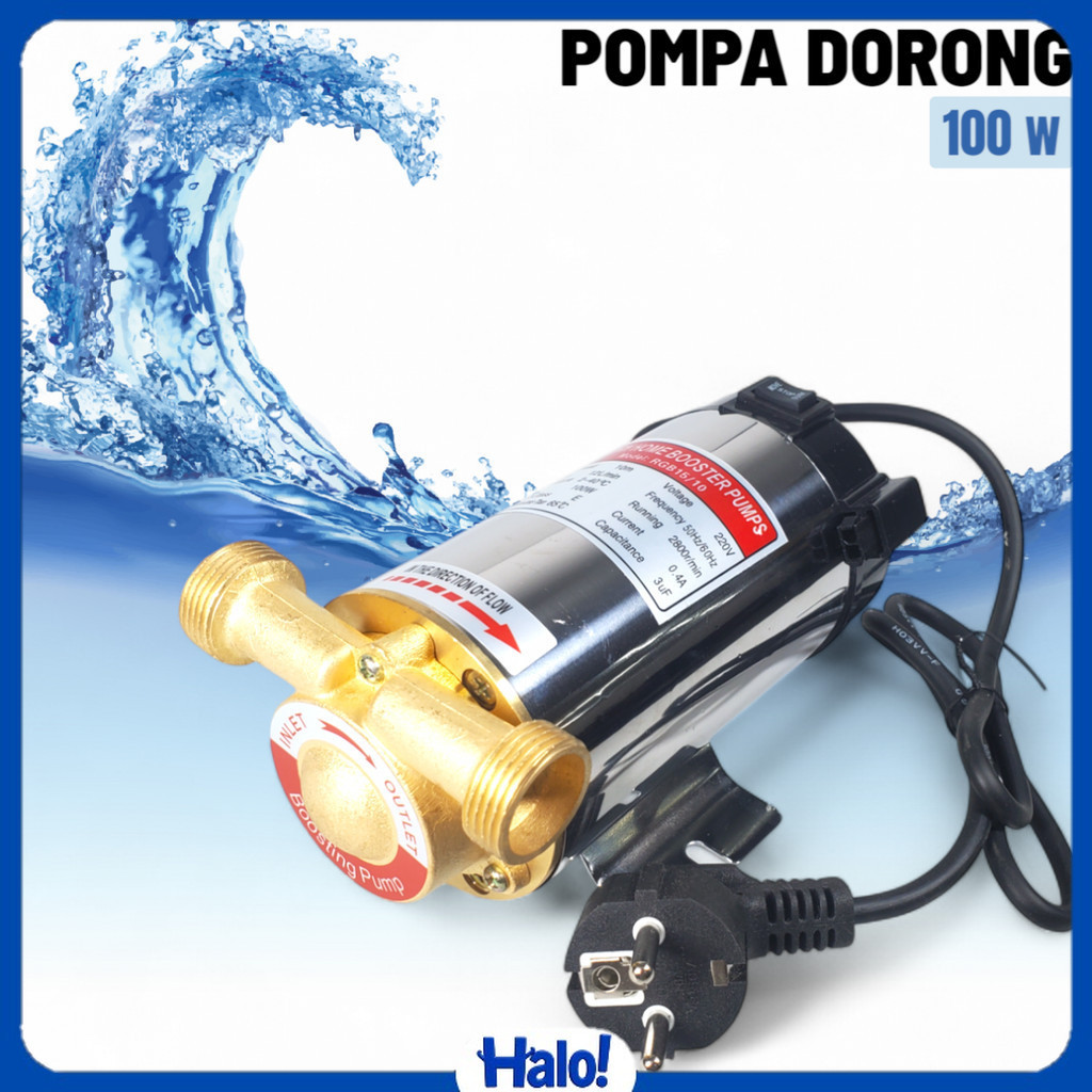 Jual DAV Pompa Pendorong Tekanan Air Booster Pump Automatic 100W 12L ...