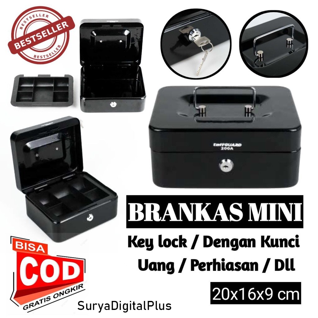 Jual KK1 Brankas Kunci Manual Mini Money Uang Box Berangkas Emas ...