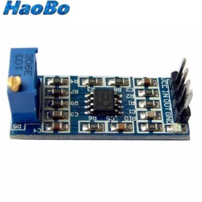 Jual Module LM358 chip 100x gain signal 100 amplifier module 5v-12v dc ...