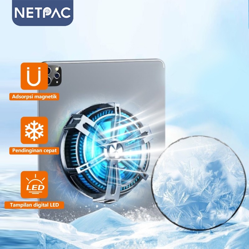 Jual NETPAC Funcooler X12 Fan Cooler Magnetic Cooling Fan Tablet PC ...