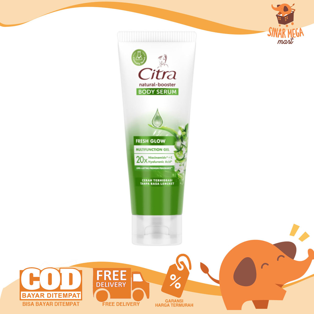Jual CITRA Natural Booster Body Serum Fresh Glow 180ml | Shopee Indonesia