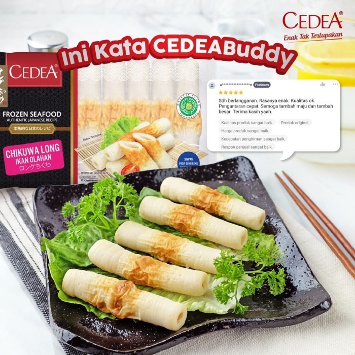 Jual Cedea Chikuwa Long 1kg Frozen Food Makassar | Shopee Indonesia