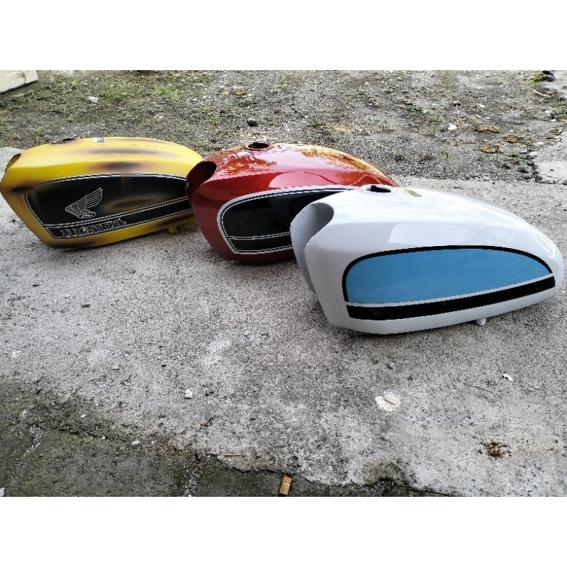 Jual TENGKI CB100 CB125 SUDAH WARNA BLADUS WARNA GILAP TANGKI CB100 ...