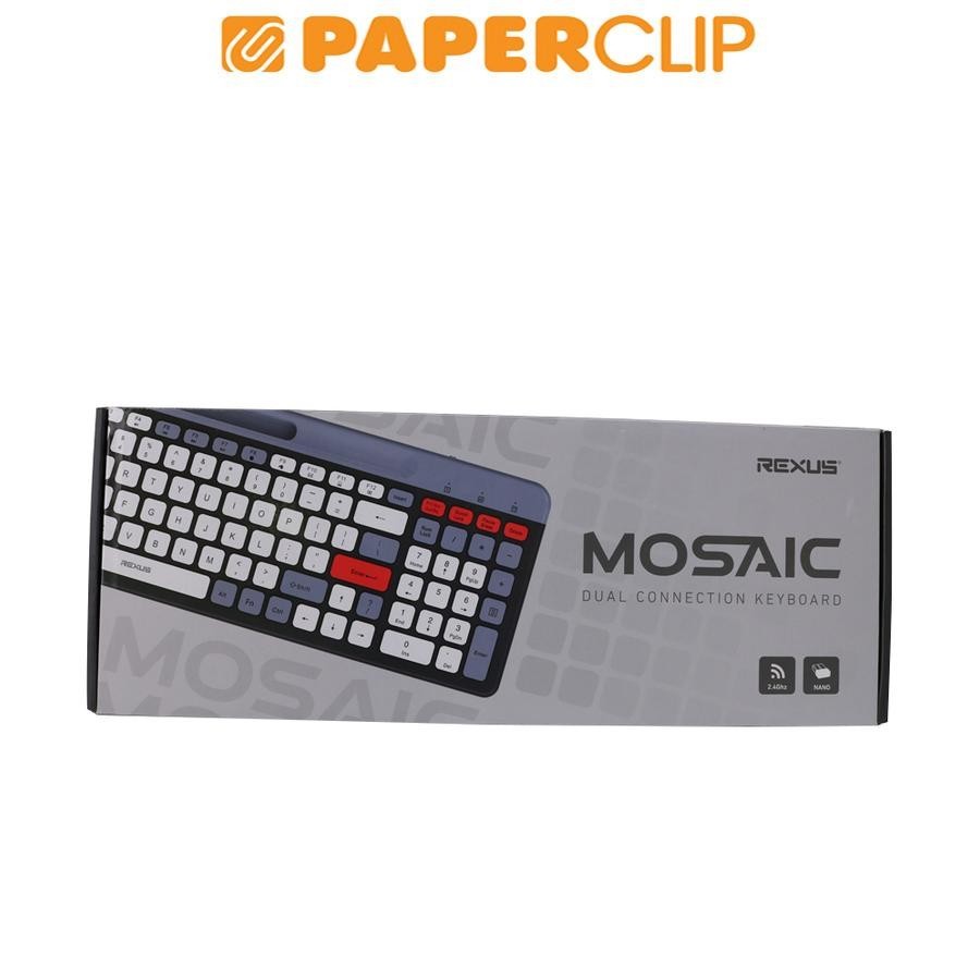 Jual KEYBOARD WIRELESS REXUS MOSAIC KB02 | Shopee Indonesia