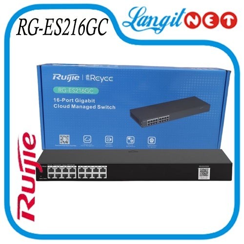 Jual RUIJIE REYEE RG-ES216GC 16-PORT GIGABIT SMART CLOUD MANAGED NON ...